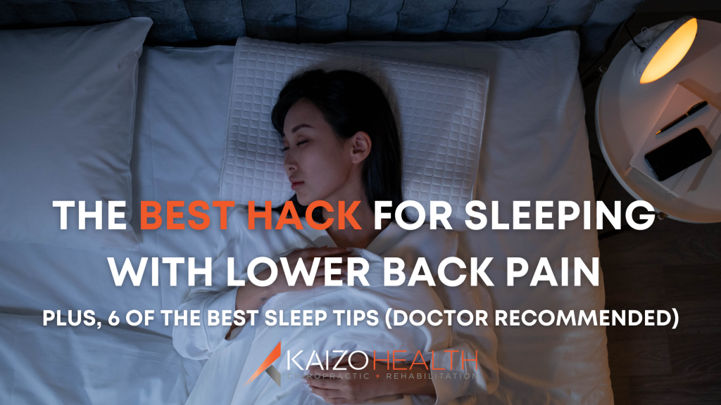 Try this Pillow Hack for Sleeping with Lower Back Pain! Plus, 6 of the ...
